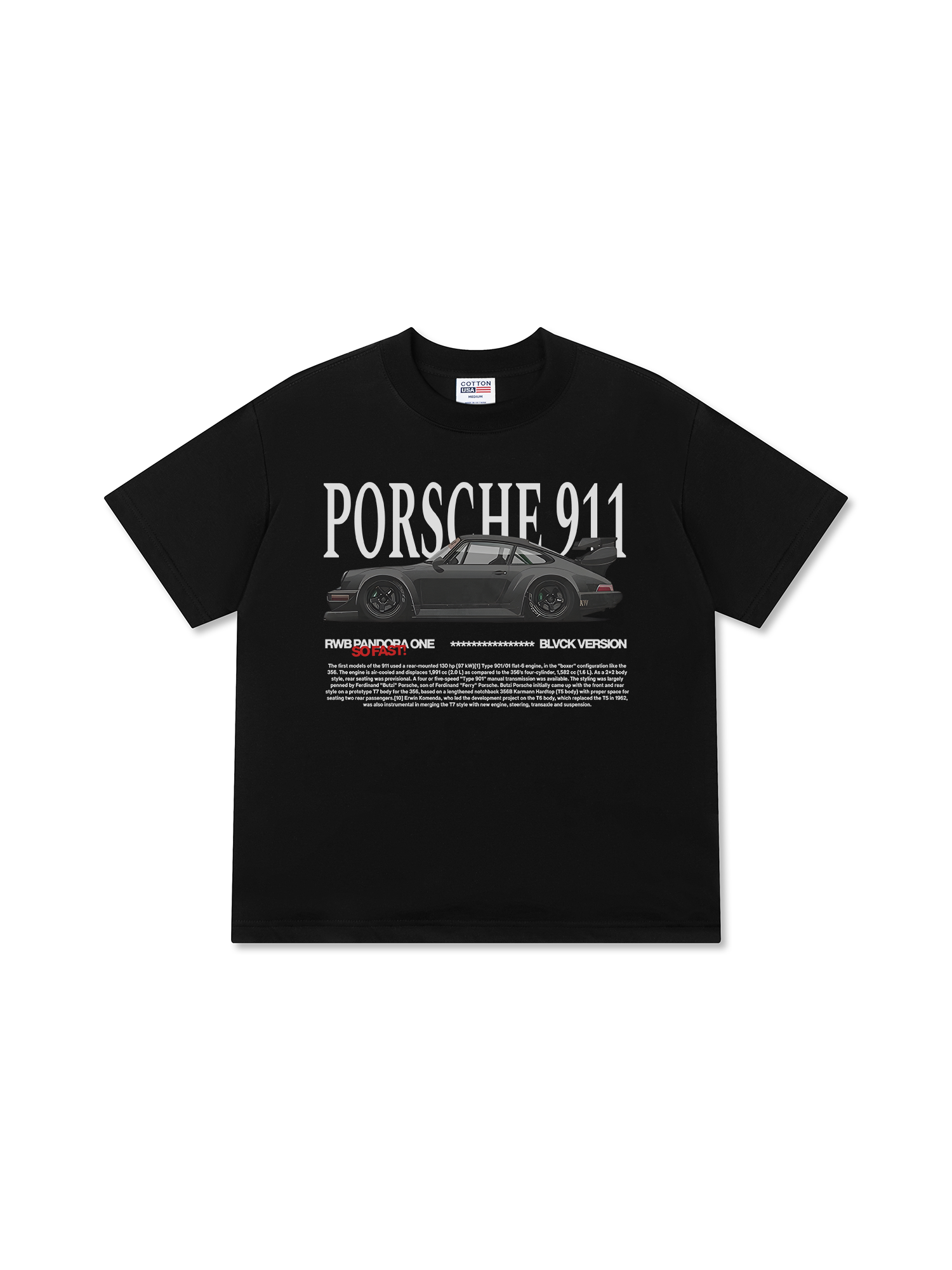 Áo Thun Relaxed Fit Porsche RWB Pandora One